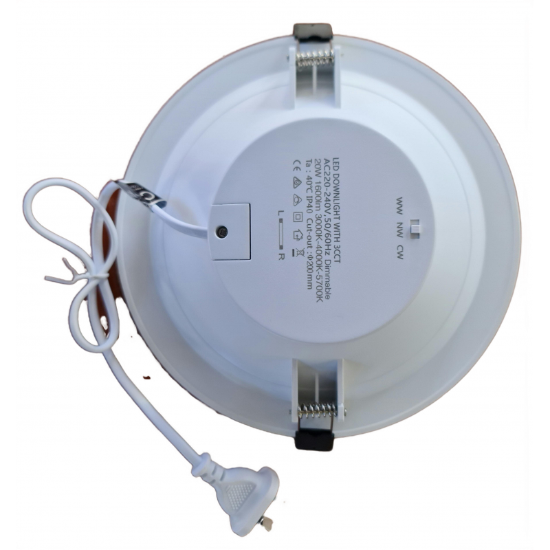 Downlight - 20W - 200mm Cut