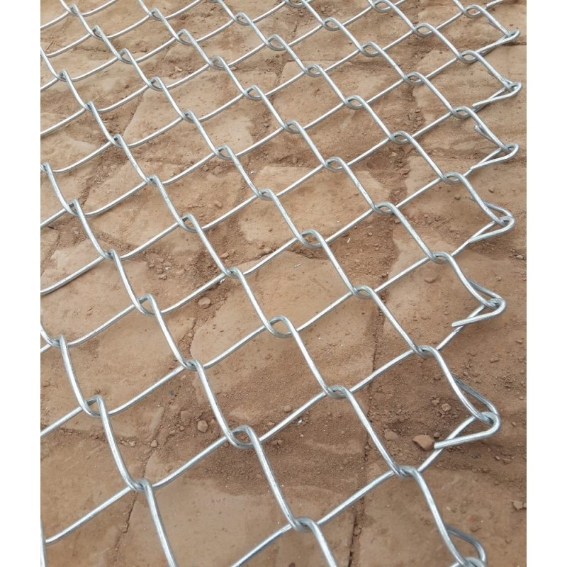 Galvanized Chainlink Fence 90cm High to 180cm High Size 90cm high x 15m ...